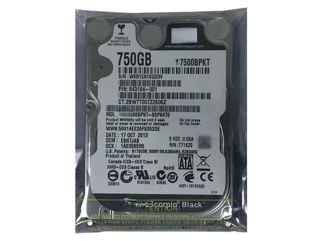 Click here for For PMR WD7500BPKT 2.5 inch 7200 to 750G laptop ha... prices