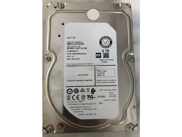Click here for For Dell YXTWT 6TB SATA 6GB 3.5 inch 7.2K 512e har... prices
