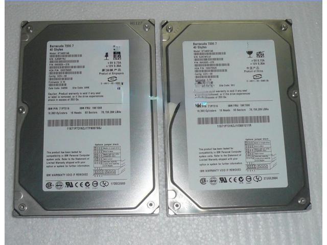 Click here for For IBM 40G 71P7316 26K5321 19K1568 ST340014A 7.2K... prices