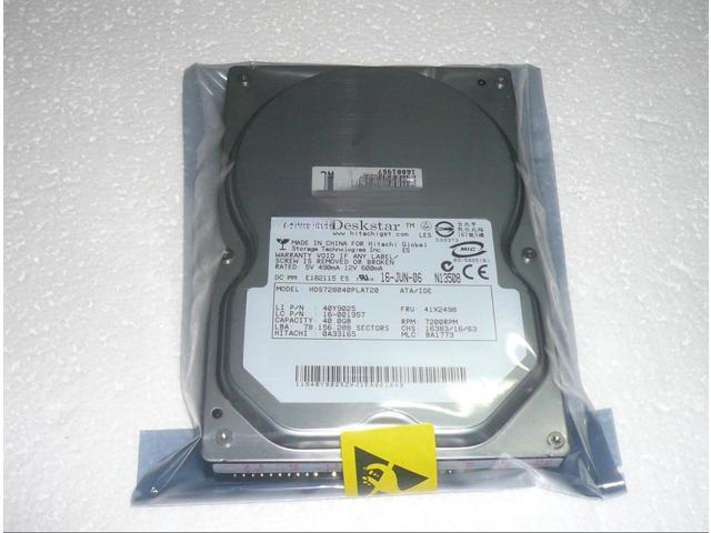Click here for For Hitachi HDS728040PLAT20 0A33165 40G ATA/IDE ha... prices