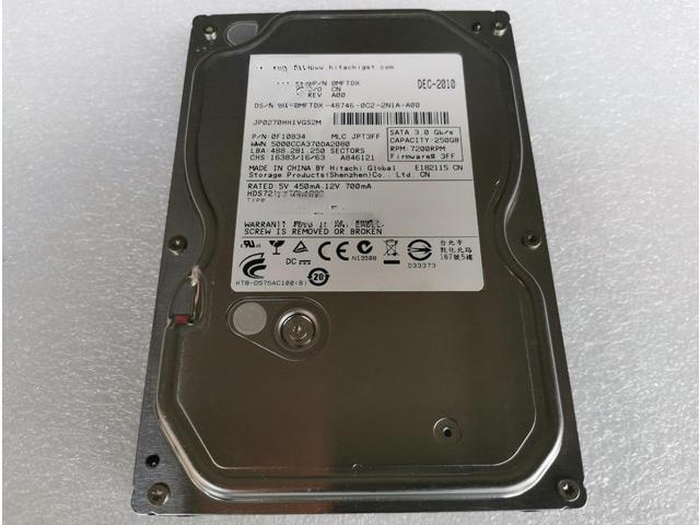 Click here for For Hitachi HDS721025CLA382 250G SATA 0F10834 DS7S... prices