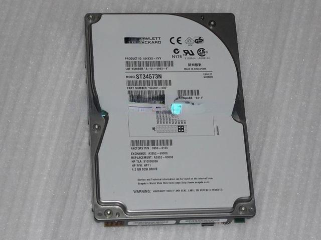 Click here for For HP ST34573N 0950-3100 A3352-69003 4G/4.2G 50 p... prices