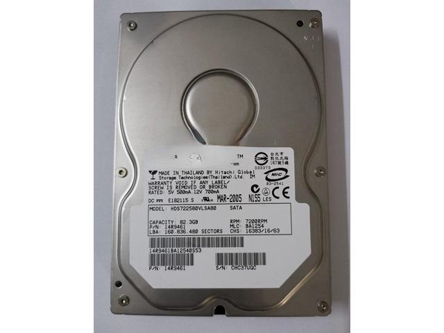 Click here for For HITACHI HDS722580VLSA80 80GB/82.3G 7.2K 3.5 Se... prices