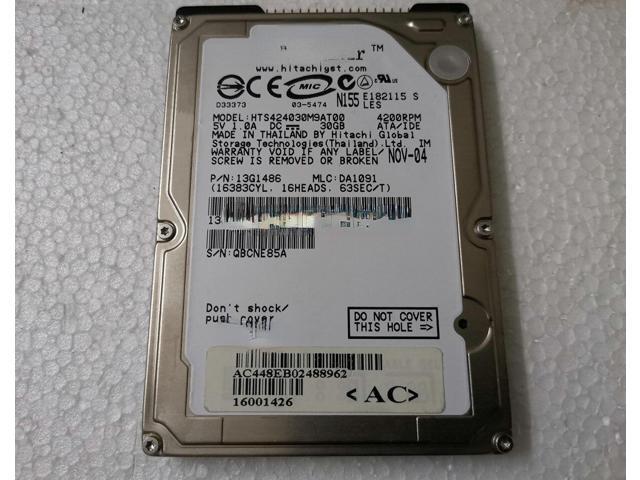 Click here for For HITACHI HTS424030M9AT00 30G 4200RPM 2.5 parall... prices