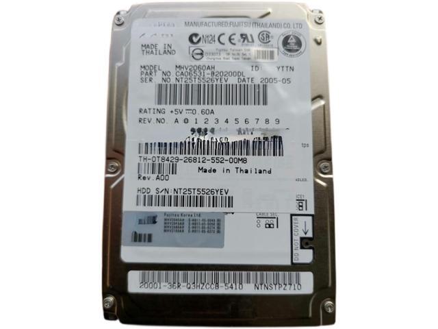 Click here for For FUJITSU MHV2060AH 60G 5400 rpm 2.5 parallel po... prices