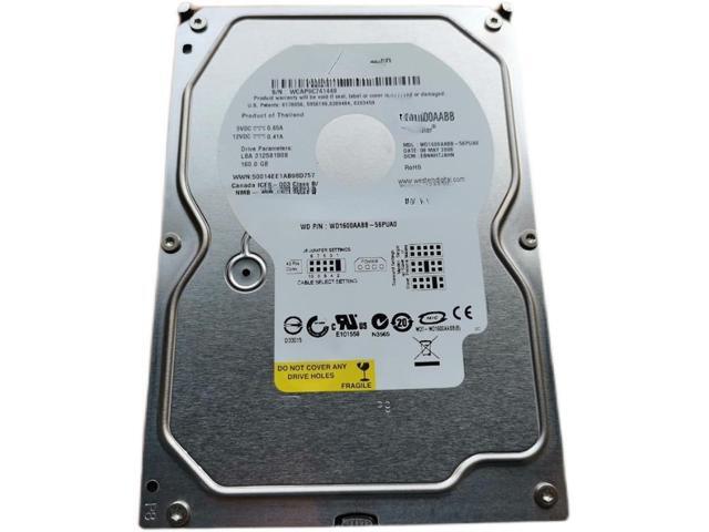 Click here for For WD Caviar WD1600AABB 160G 7.2K 3.5 Parallel Po... prices