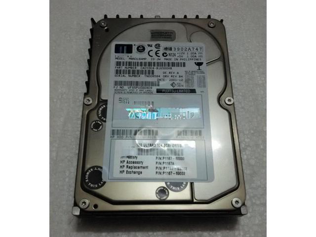 Click here for For HP P1167A 18G MAN3184MP 10K 68 pin SCSI P1167-... prices