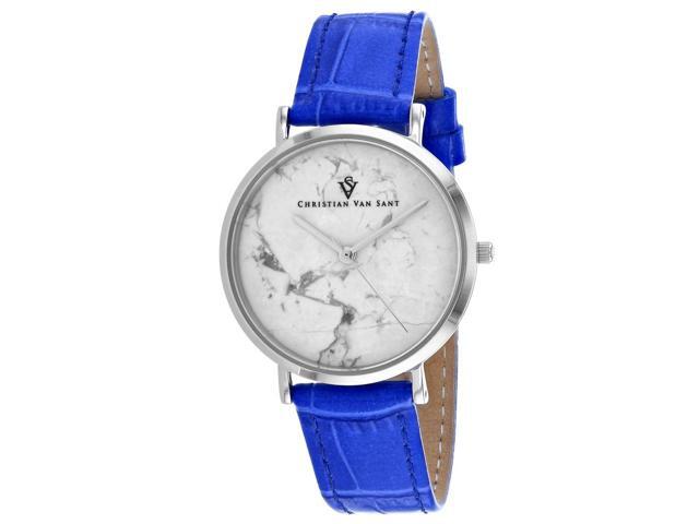 Click here for Christian Van Sant Womens Lotus White Dial Watch -... prices