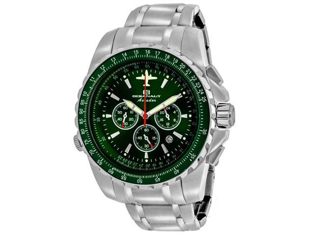 Click here for Oceanaut Mens Aviador Pilot Green Dial Watch - OC0... prices