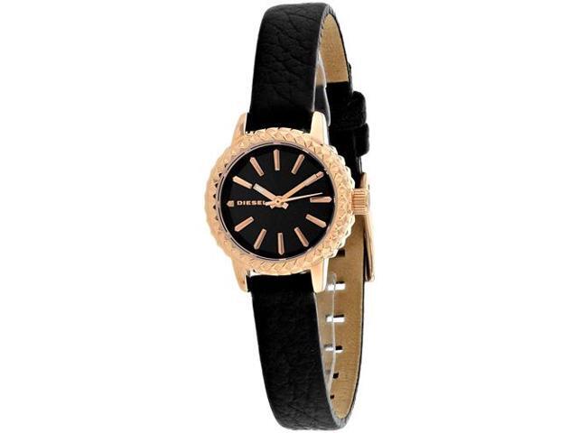 Click here for Diesel Womens Timeframe Black Leather Watch DZ5498 prices