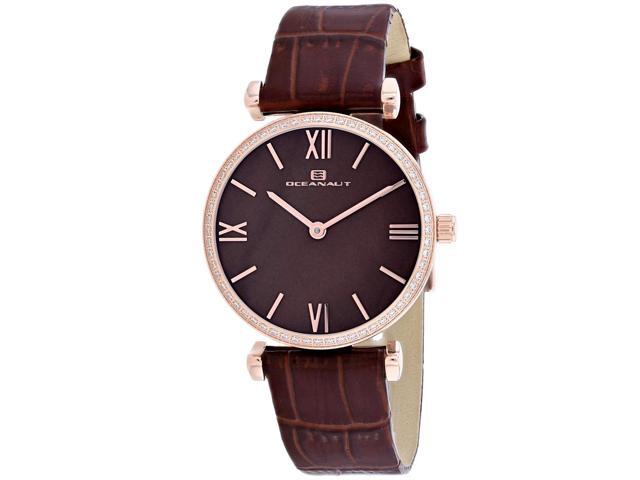 Click here for Oceanaut Womens Harmony Brown MOP Dial Watch - OC3... prices