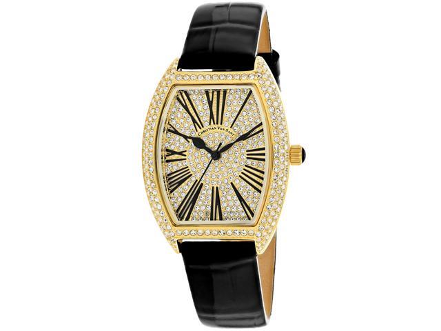 Click here for Christian Van Sant Womens Chic Gold Dial Watch - C... prices