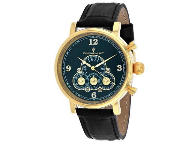 Click here for Christian Van Sant Mens Green Dial Watch - CV0714... prices
