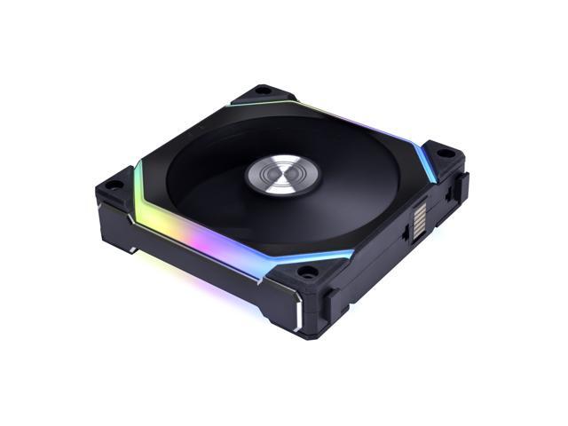 Click here for Lian Li UNI Fan SL120 V2 RGB Black Single Pack Wit... prices