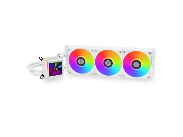 Click here for LIAN LI Galahad II LCD 360 White Liquid Cooler - G... prices