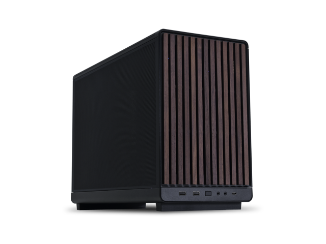 Lian-Li Lian-li Cs A3-mATX-wd Black Mini tower MicroATX Chassis Retail - Wood/black