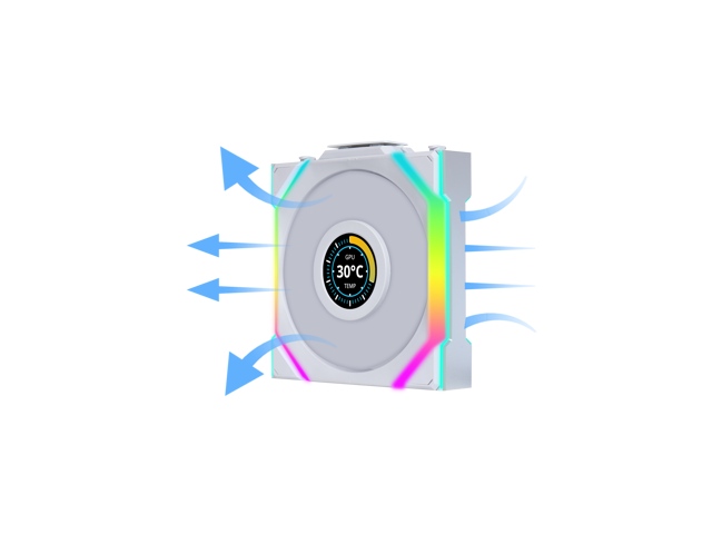 Click here for Lian Li UNI Fan SL LCD Wireless (Reverse Blade) 12... prices