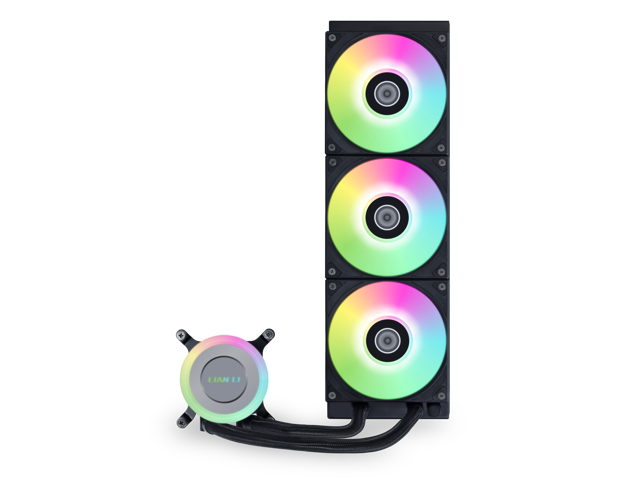 Lian Li GA II LITE 360mm AIO Liquid CPU Cooler 3 x 120mm ARGB Hydraulic Fans  Daisy-Chain  High Airflow  All-in-One Water Cooling for...