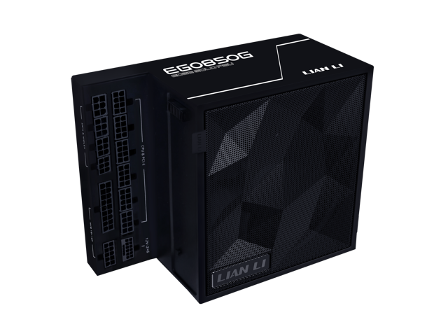 Lian-Li EG0850G Edge Gold 850W 80+ Gold Certified Fully Modular Atx Power Supply Unit  Black - Black
