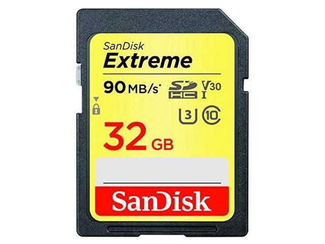 Click here for SanDisk Extreme 32GB 90 Mb/s SDHC UHS-I Card (SDSD... prices