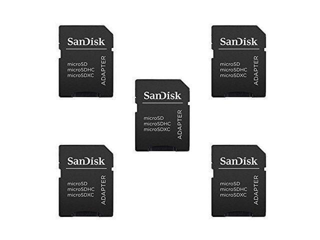 Click here for 5 Pack -Sandisk MicroSD MicroSDHC to SD SDHC Adapt... prices