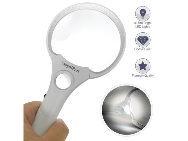 Click here for MagniPros 3 Ultra Bright LED Lights 3X 4.5X 25X Po... prices