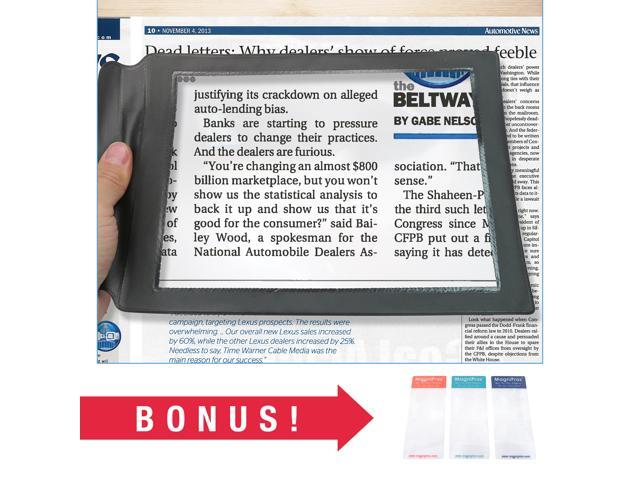Click here for MagniPros 2X Large Full Page Magnifier Magnifying... prices