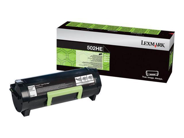 Click here for Lexmark 502HE - High Yield - black - original - to... prices