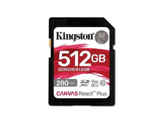 Click here for 512GB SDXC CANVAS REACT PLUS U3 prices
