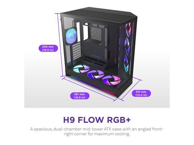 Click here for NZXT H9 Flow RGB+ (2025) Large Dual-Chamber ATX Mi... prices