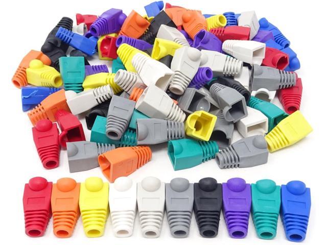 Click here for Honbay 100PCS 10 Colors Plastic RJ45 Ethernet Netw... prices