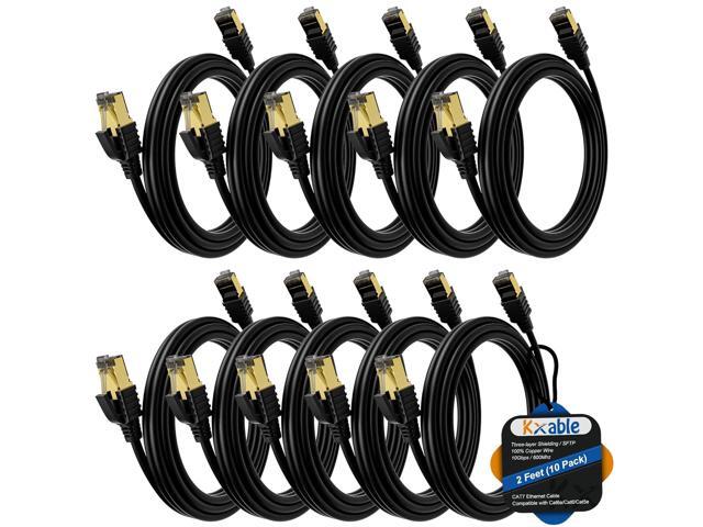 Click here for Cat 7 Ethernet Cable 2 Feet (10 Pack)  Multi Pack... prices