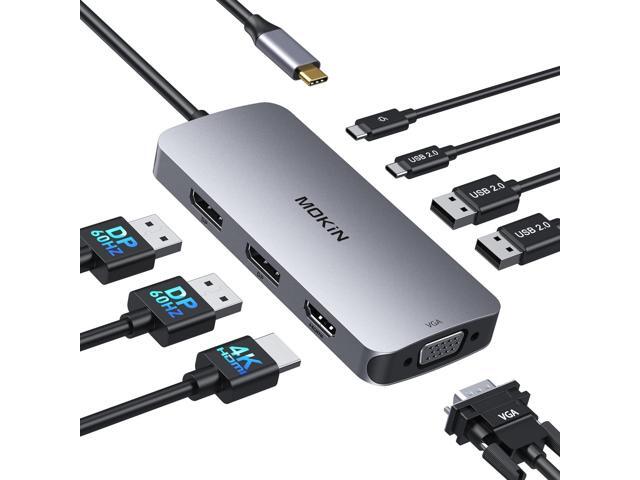 Click here for USB C Docking Station Dual DisplayPort  8 in 1 USB... prices