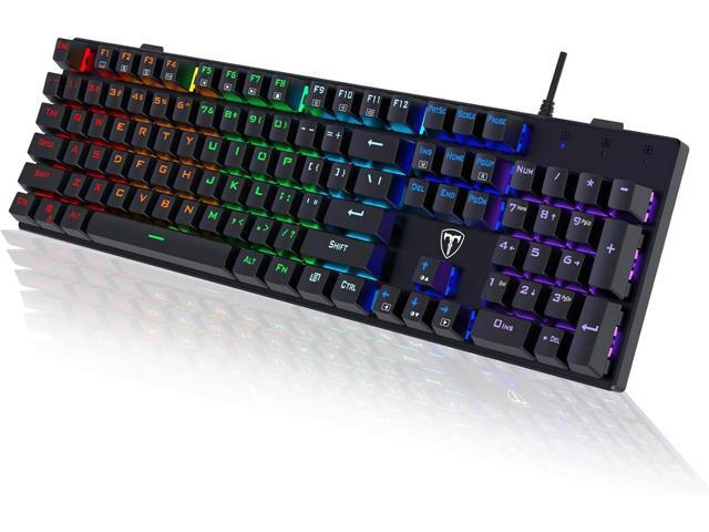 Click here for RisoPhy Mechanical Gaming Keyboard  RGB 104 Keys U... prices