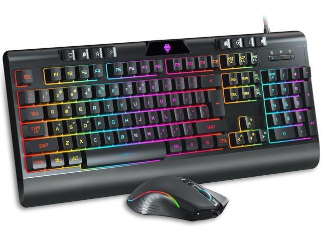 Click here for Wired Gaming Keyboard and Mouse Combo  Backlit Com... prices
