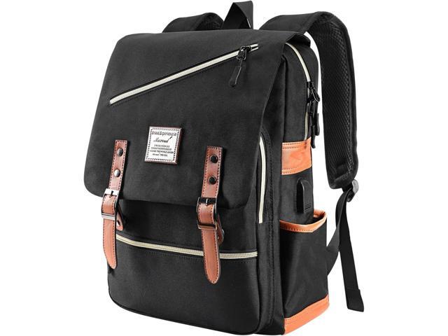 Click here for Vintage Laptop Backpack with USB Charging Port  Ba... prices