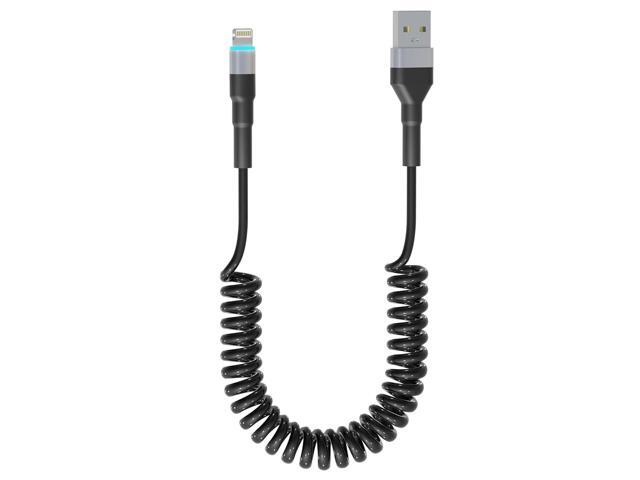Click here for Coiled Lightning Cable Apple Carplay Compatible [A... prices