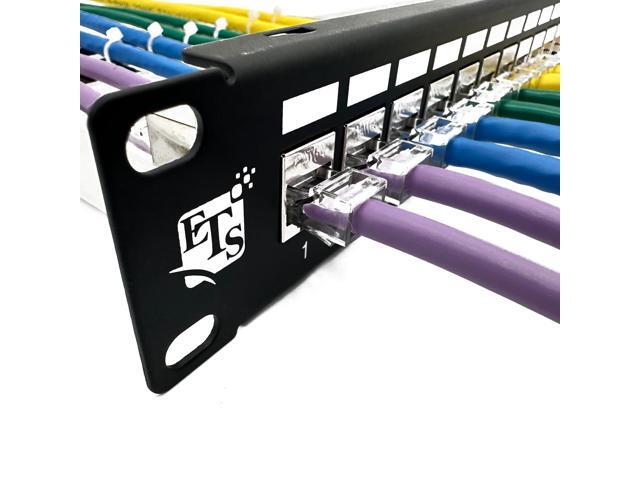 Click here for ETS 24-Port CAT6A FTP Shielded 1U Patch Panel 19-I... prices