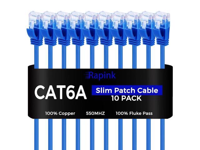 Click here for Patch Cables Cat6a 1ft (10 Pack) Slim  Cat6a Ether... prices