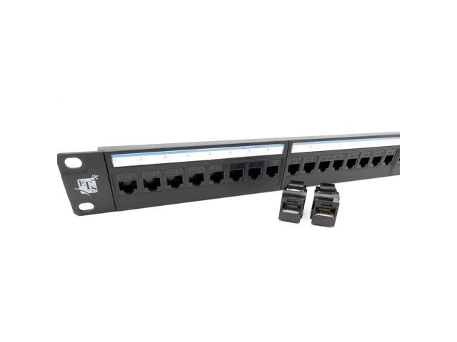 Click here for ETS 24 Port CAT6 Pass Through Coupler Patch Panel... prices