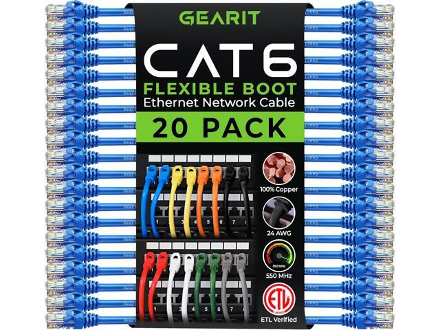 Click here for GearIT 20-Pack Cat6 Patch Cable 1.5 Feet / 18 Inch... prices
