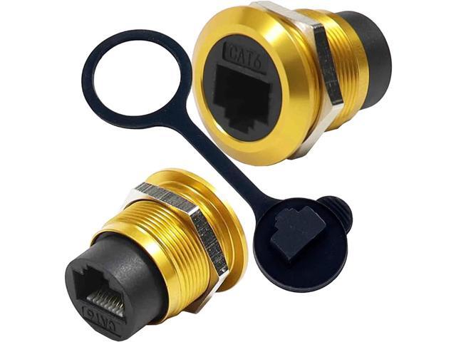 Click here for PENGLIN 2PCS RJ45 Panel Mount Connector  CAT6 Ethe... prices