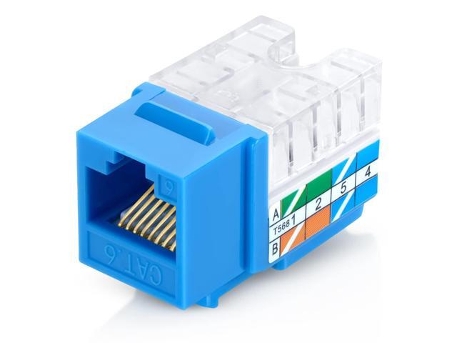 Click here for Everest Media Solutions 90° Angled CAT6/5e Keyston... prices