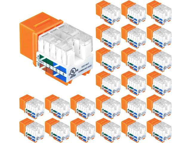 Click here for VCE RJ45 Cat6 Keystone Jacks Slim Profile UL-Liste... prices