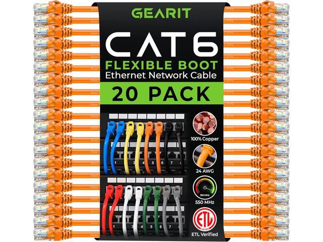 Click here for GEARit 20-Pack Cat6 Patch Cable 0.5 Foot / 6 Inche... prices