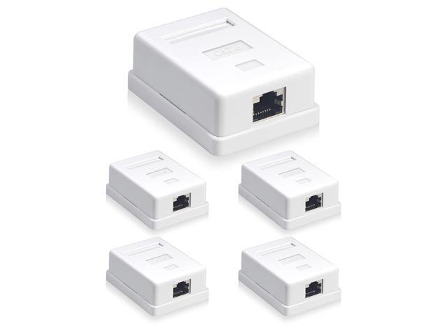 Click here for VCELINK Cat6 RJ45 Surface Mount Box Shielded 1-Por... prices