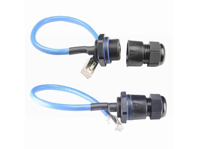Click here for ANMBEST 2PCS Panel Mounting RJ45 Waterproof Connec... prices