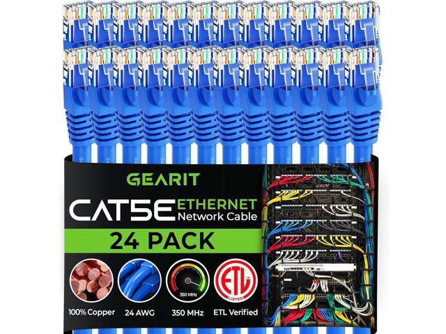 Click here for GearIT 24-Pack  Cat5e Ethernet Patch Cable 10 Feet... prices