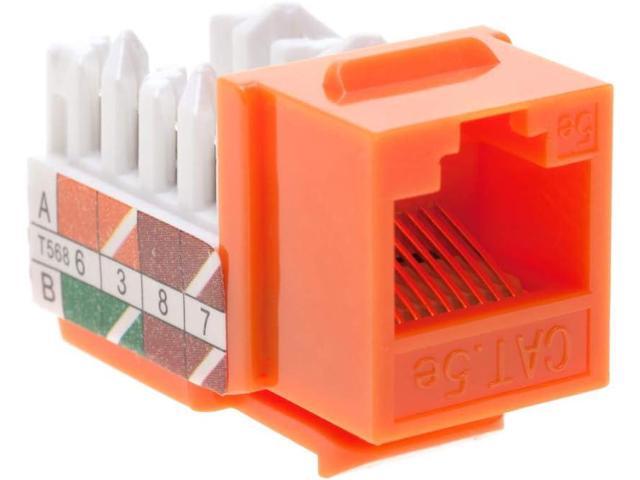 Click here for Cat5e Ethernet RJ-45 Keystone Jack Cat5 Punch-Down... prices