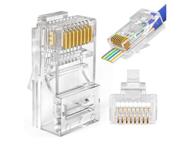 Click here for RJ45 Connector Cat5 Cat5e Pass Through RJ45 Ends E... prices